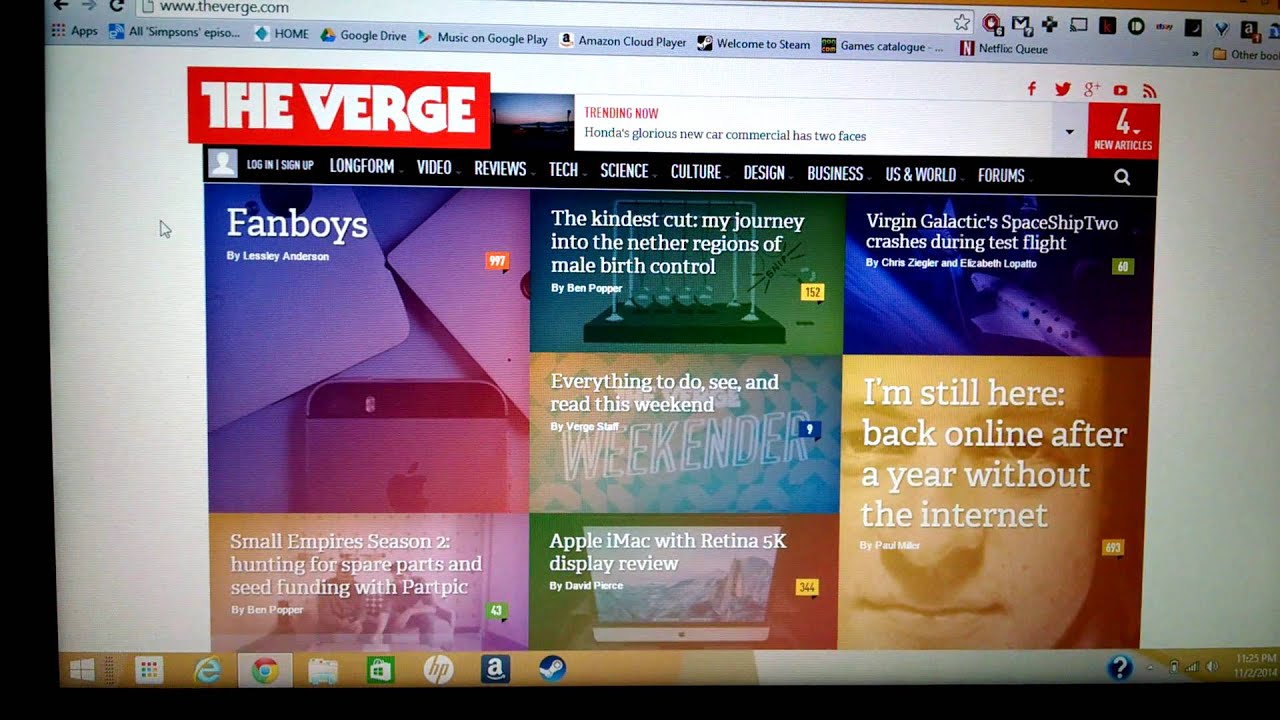 The Verge - Test on the HP Stream 11 - YouTube