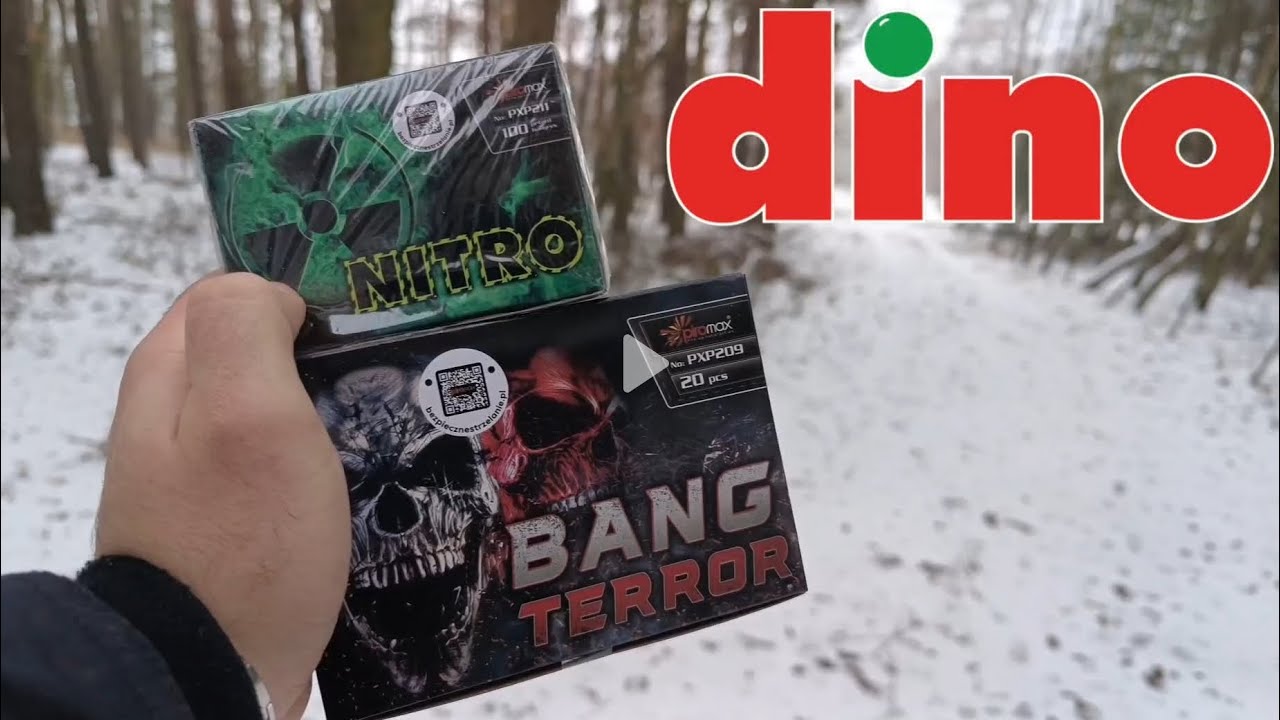PETARDY Z DINO 💥 Test Petard Nitro i Bang Terror Piromax | Fajerwerki ...