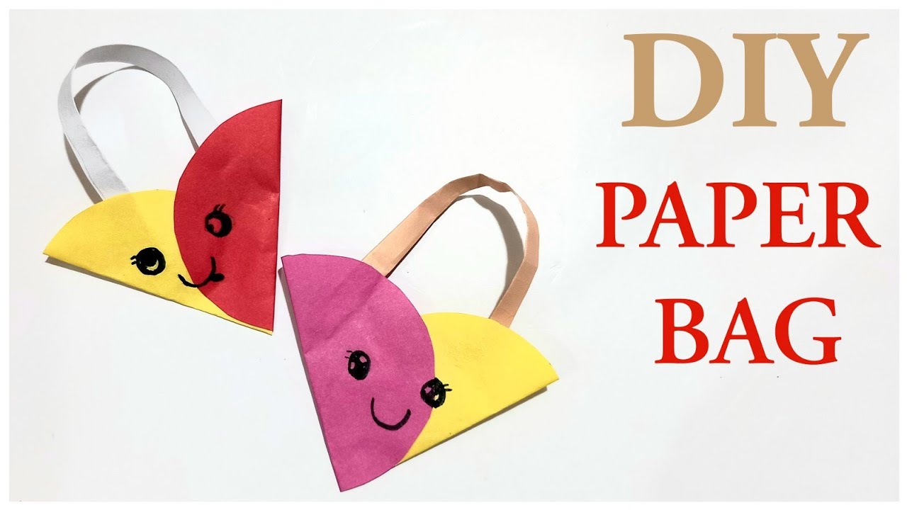 How To Fold Easy Mini Paper Bag/paper bag/paper crafts easy/art and ...