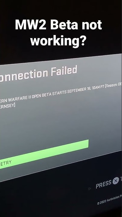 MW2 not working - YouTube