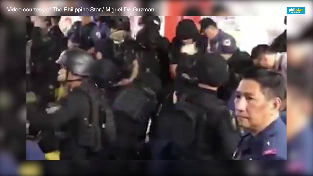 Hostage taker Archie Paray was pinned down by authorities while he was ...