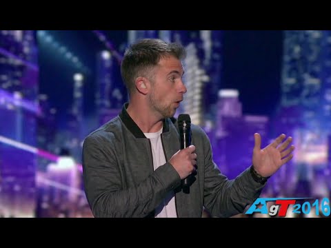 D J Demers Comedy Judge cut AGt 2016 - YouTube