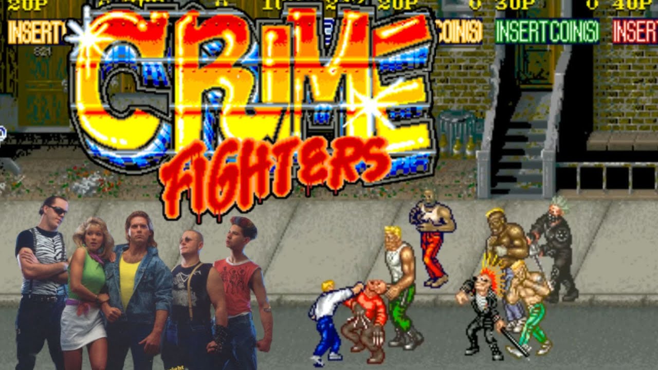 Crime Fighters [Arcade | Fliperama] konami 1989 - mame - YouTube