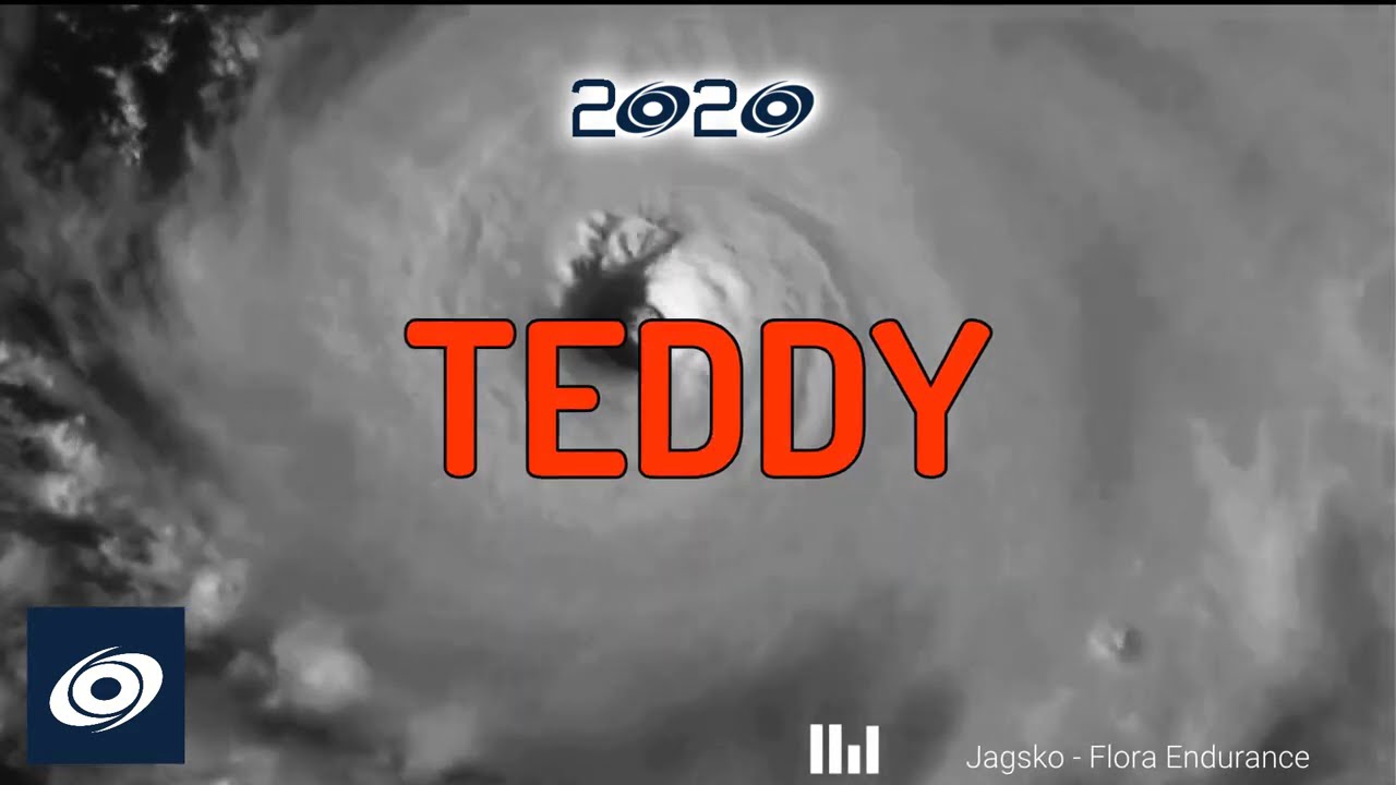 The Track of Hurricane Teddy (2020) - YouTube