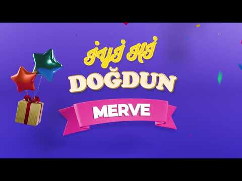 Merve Doğum Günü Şarkısı 🎂 | İsme Özel İyi ki Doğdun Merve