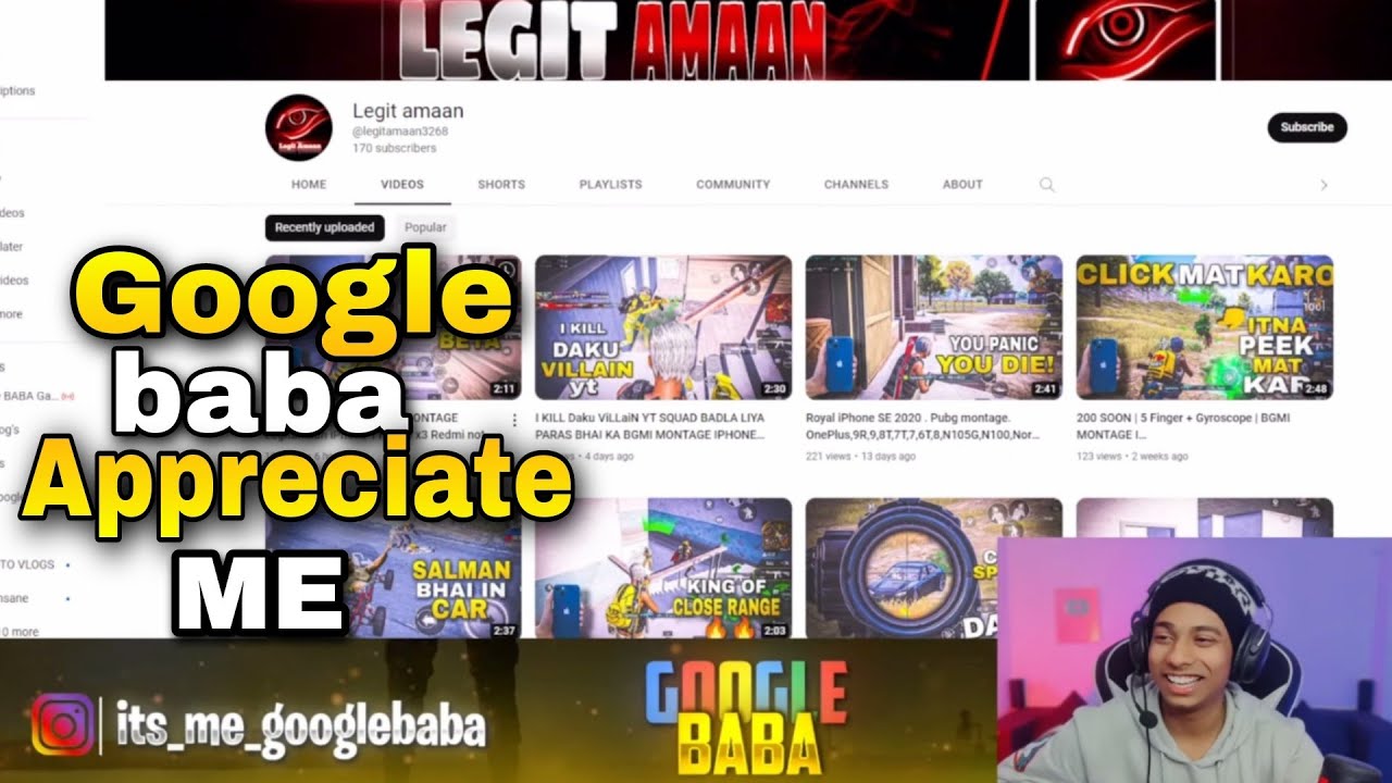 Google baba Appreciate Me Google baba React My Montage IPhone 11 ...