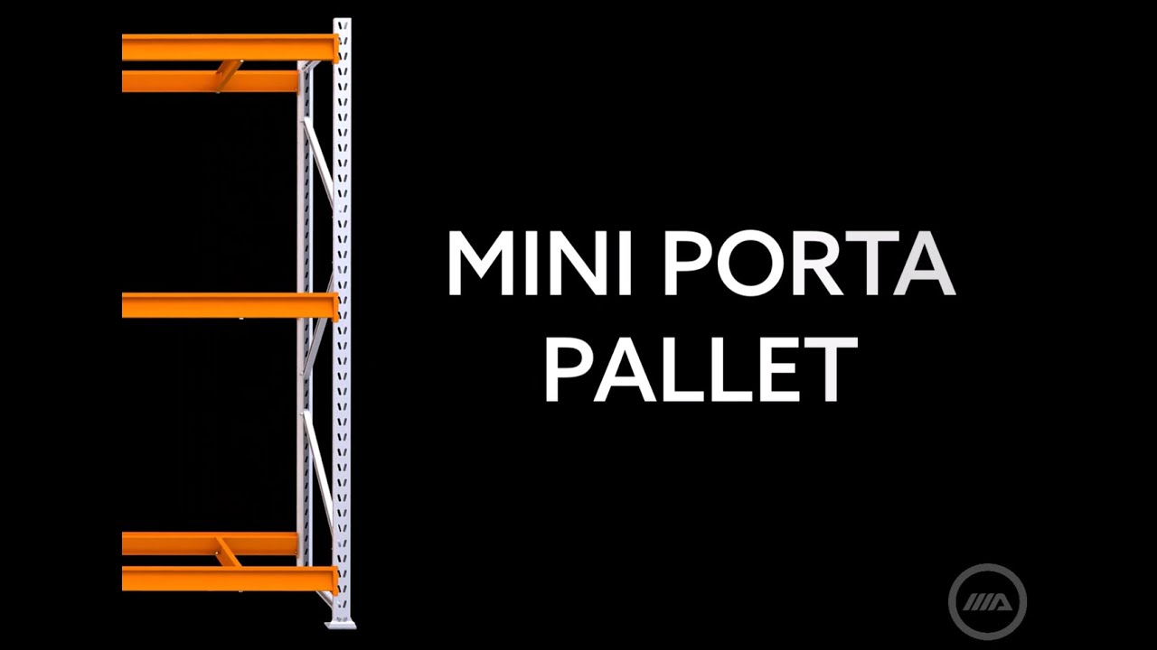Como montar um Mini Porta Pallet 500kg - YouTube
