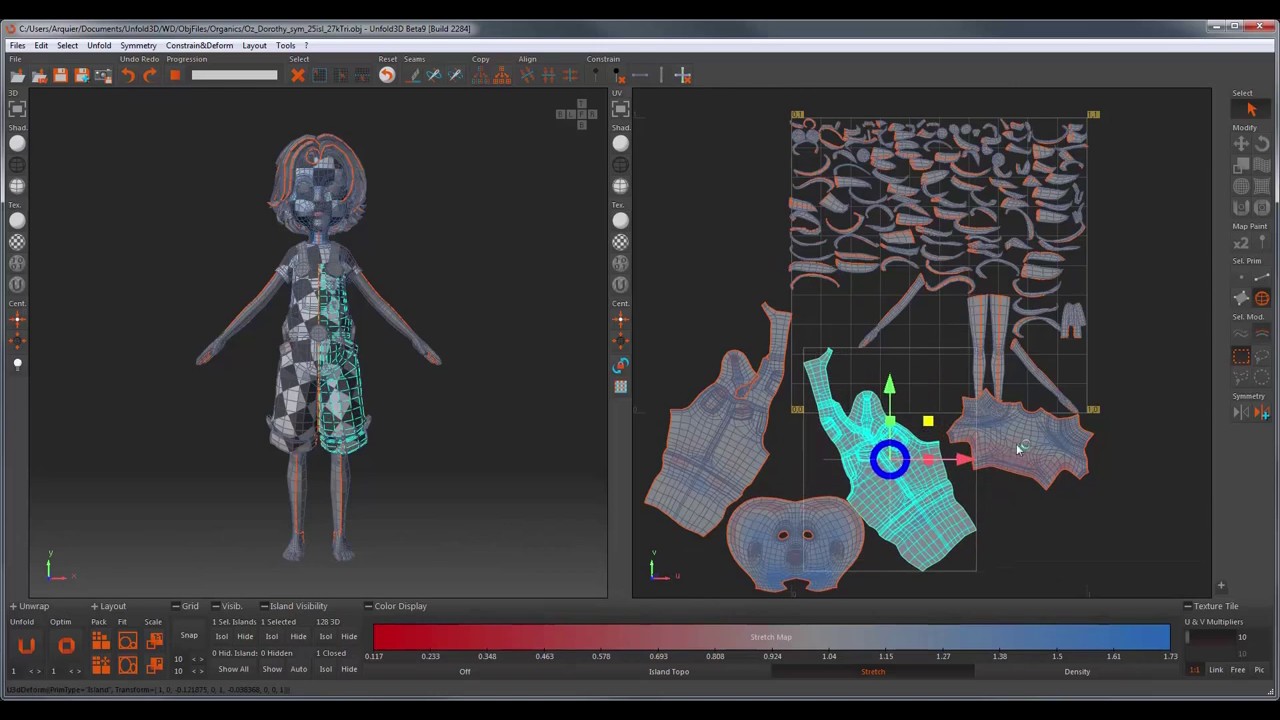 Unfold3D Unfold The main Unfold3D algorithm - YouTube