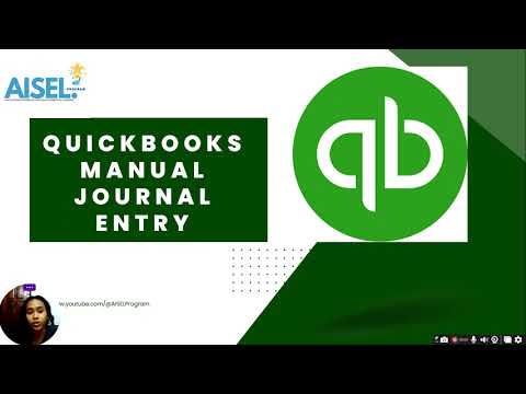 Topic 13. Manual Journal Entry on QuickBooks - YouTube