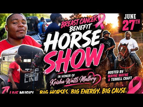 The dirt road horse show was insane