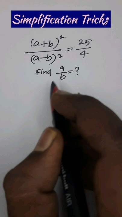 Simplification Tricks | Square Roots - YouTube