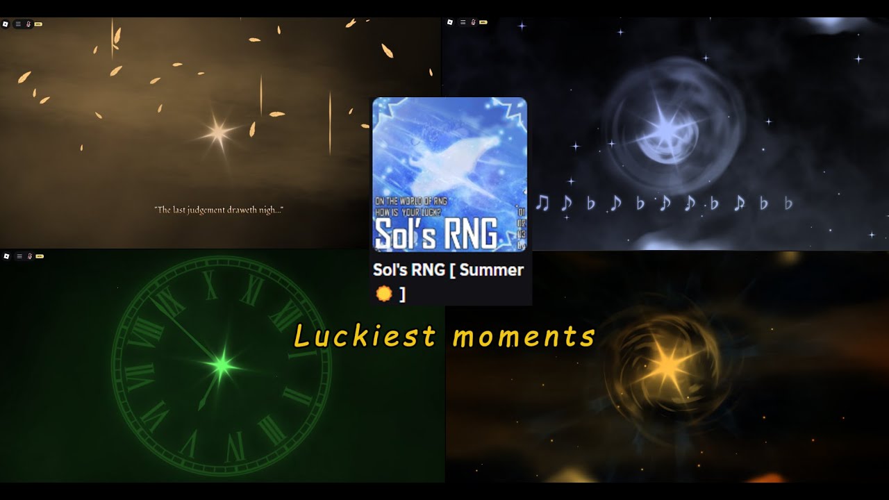 Sol's RNG | Luckiest moments! - YouTube
