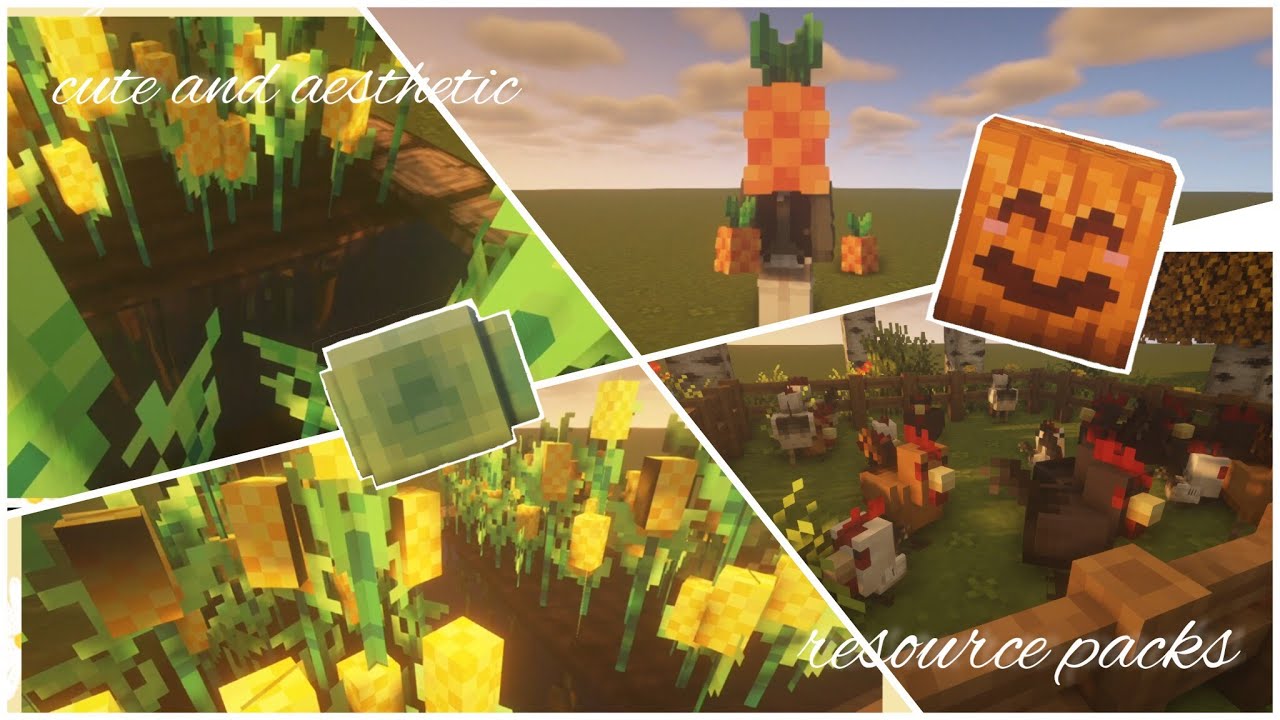7 cute and aesthetic resource/texture packs for minecraft [1.16.5 ...
