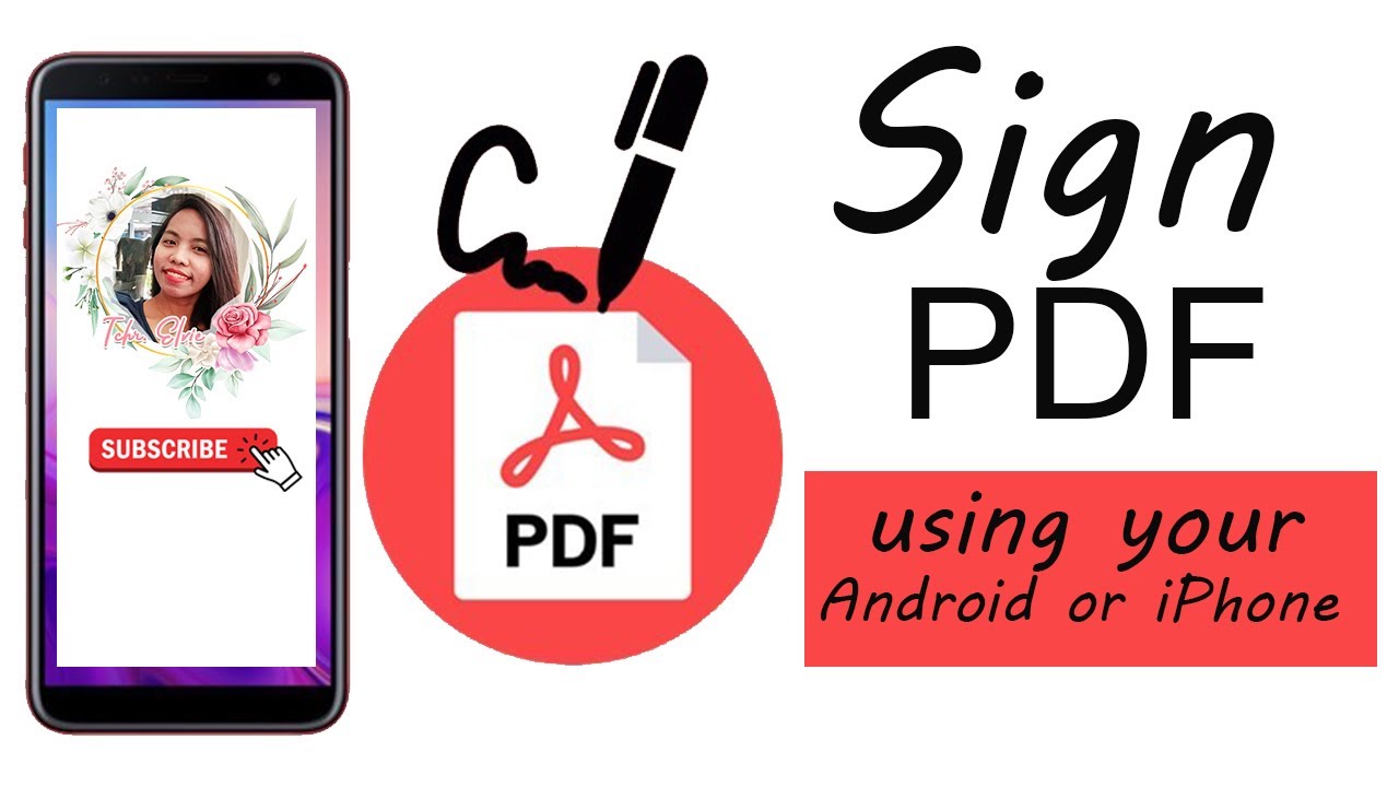 How to SIGN PDF using MOBILE PHONE/ TUTORIAL - YouTube