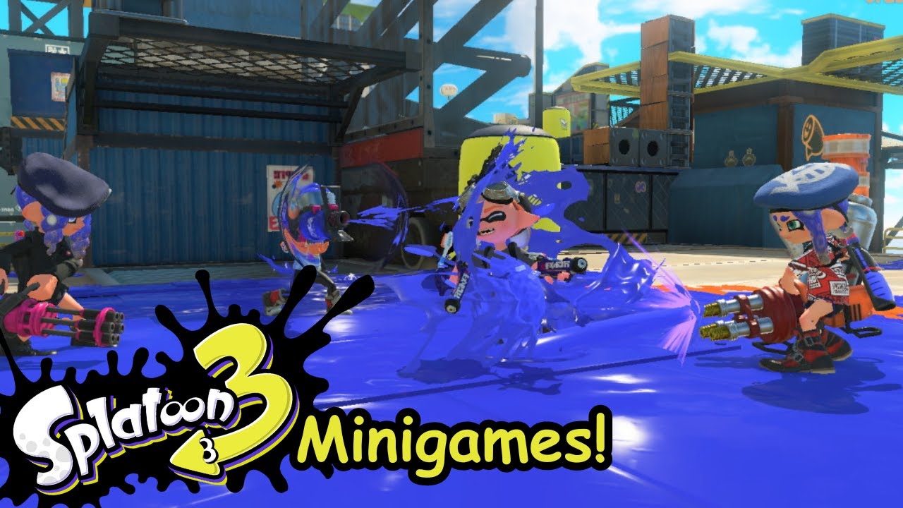 Splatoon 3 Minigames but with Frequent Screaming (feat. @BiggyCheez and ...