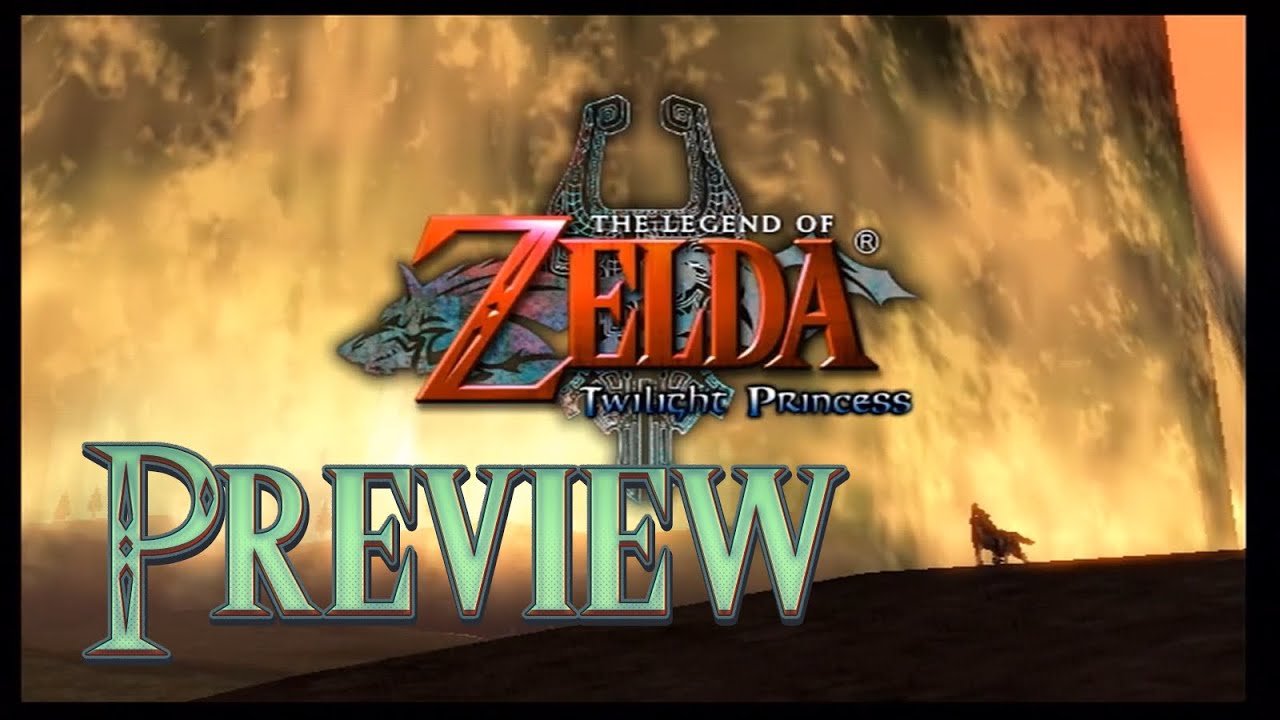 The Legend of Zelda | Twilight Princess | Title Screen and Preview ...