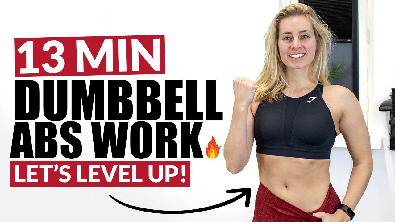 13 Minute Dumbbell Abs Workout | Total Core Burn 🔥 - YouTube