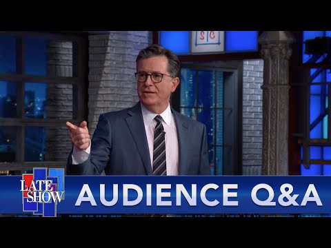 Stephen's Audience Q&A: Did Obama Tell You Aliens Are Real?