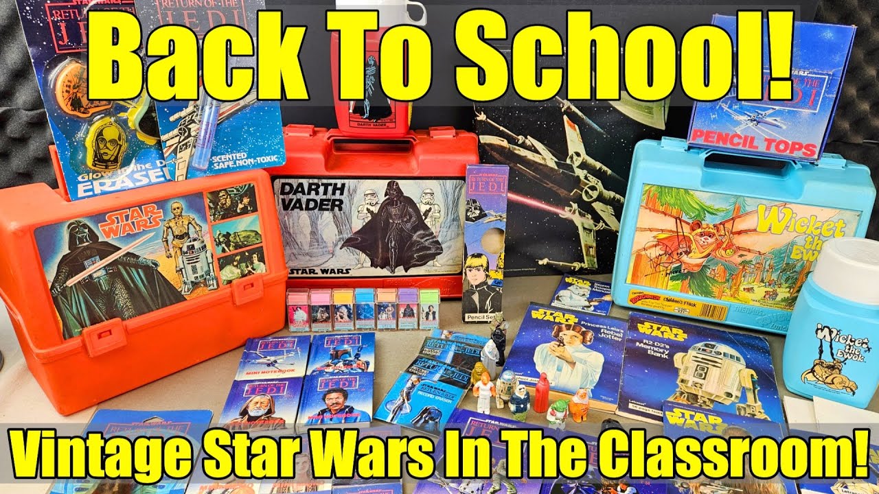 Vintage STAR WARS - HCF Stationery - Letraset - Lunch Boxes - Back To ...