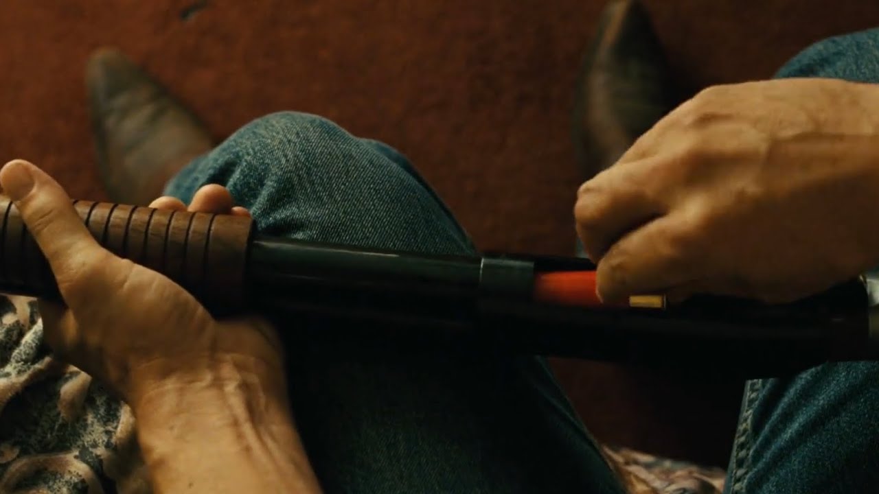 No Country For Old Men - Llewelyn buys his shotgun - YouTube
