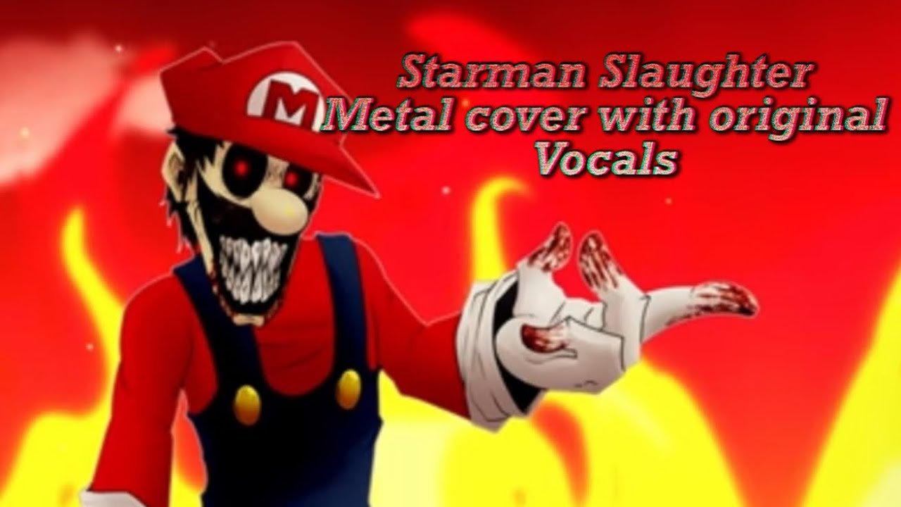 FNF Mario’s Madness - Starman Slaughter Metal Cover by @Anjer but it’s ...
