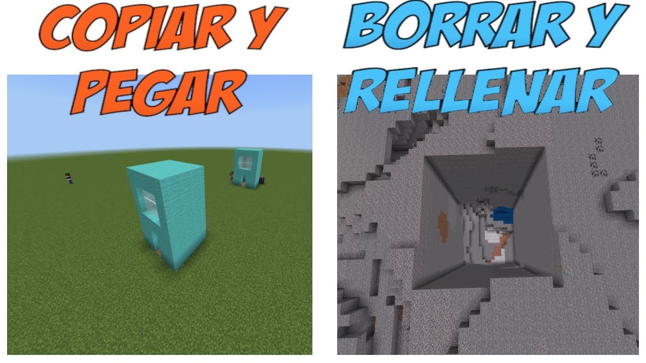 4 comandos increíbles para construir en Minecraft bedrock - YouTube