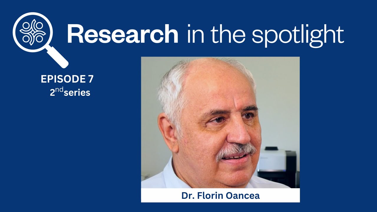 Series 2_Episode 7_Research in the spotlight_Dr. Florin Oancea - YouTube