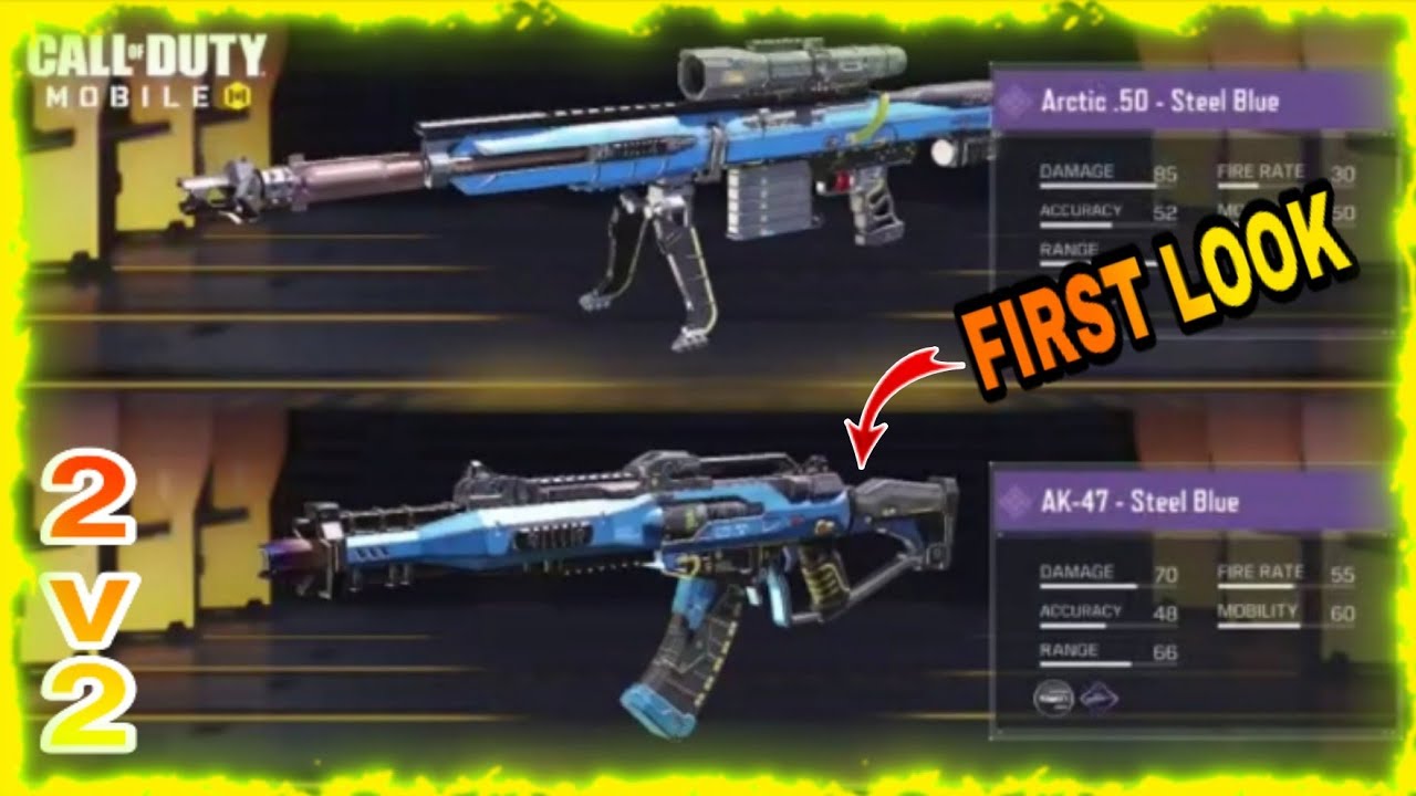 COD MOBILE SEASON 4 HUGE LEAKS - NEW AK47 & ARCTIC 50 STEEL BLUE FIRST ...