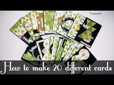 20 Handmade Cards Tutorial | Easy Handmade card | How to - YouTube