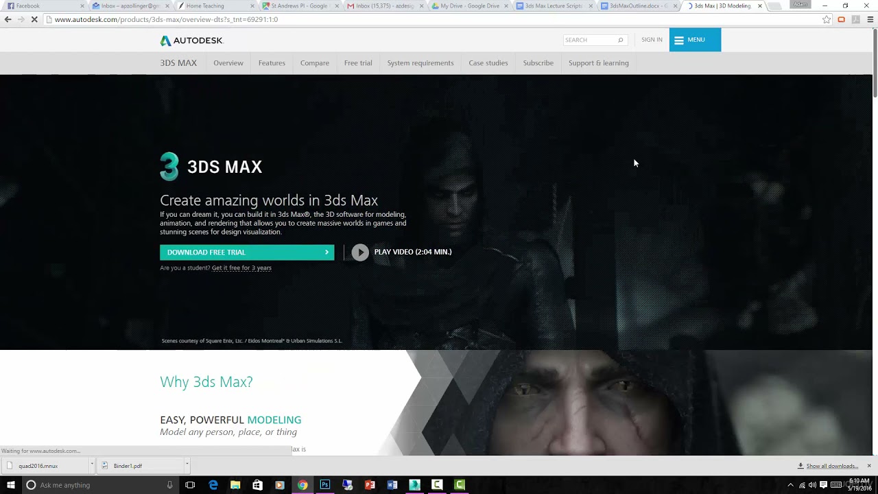 3DS Max free Download - YouTube