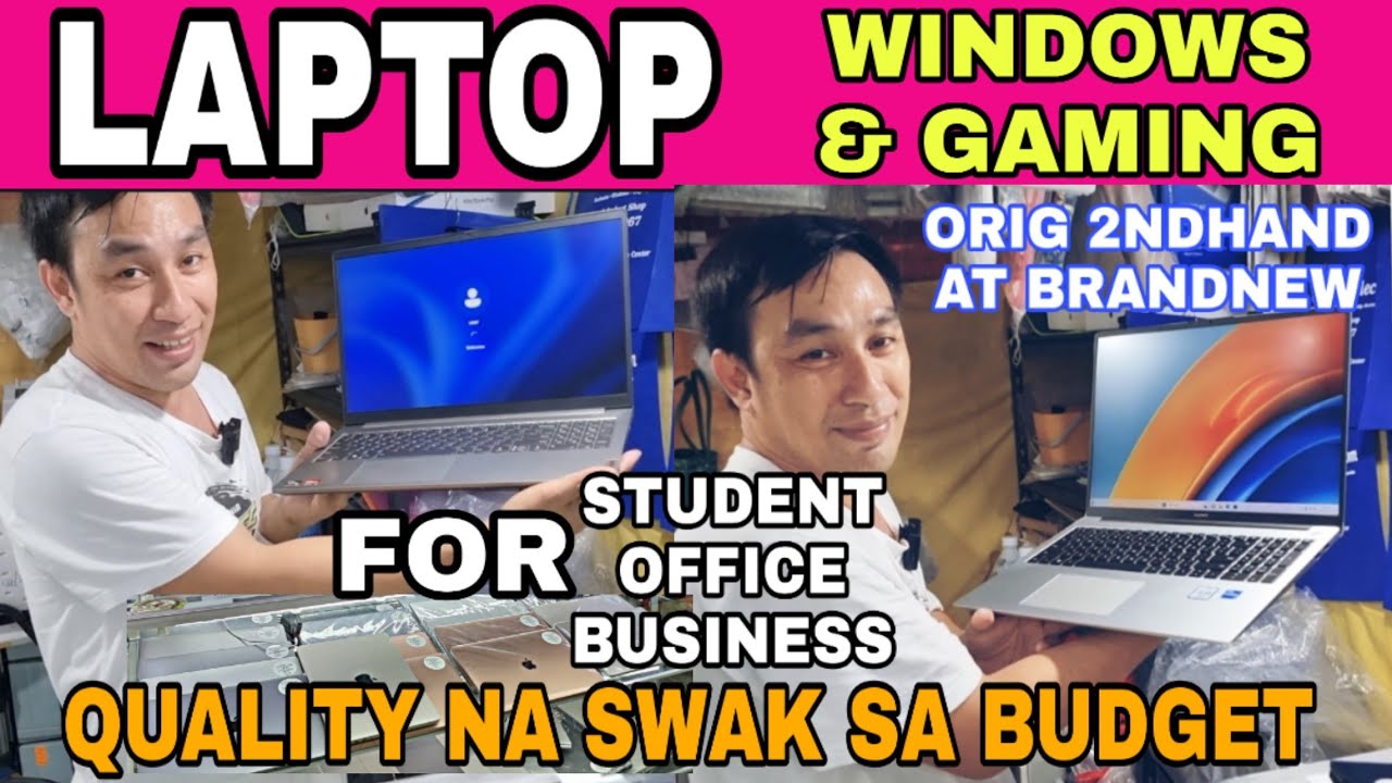 LAPTOP SLIGHTLY USED na MURA! ang DAMI WINDOWS,GAMING, ACER HP HUAWEI ...