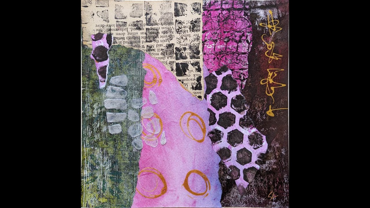 Making a small collage - YouTube