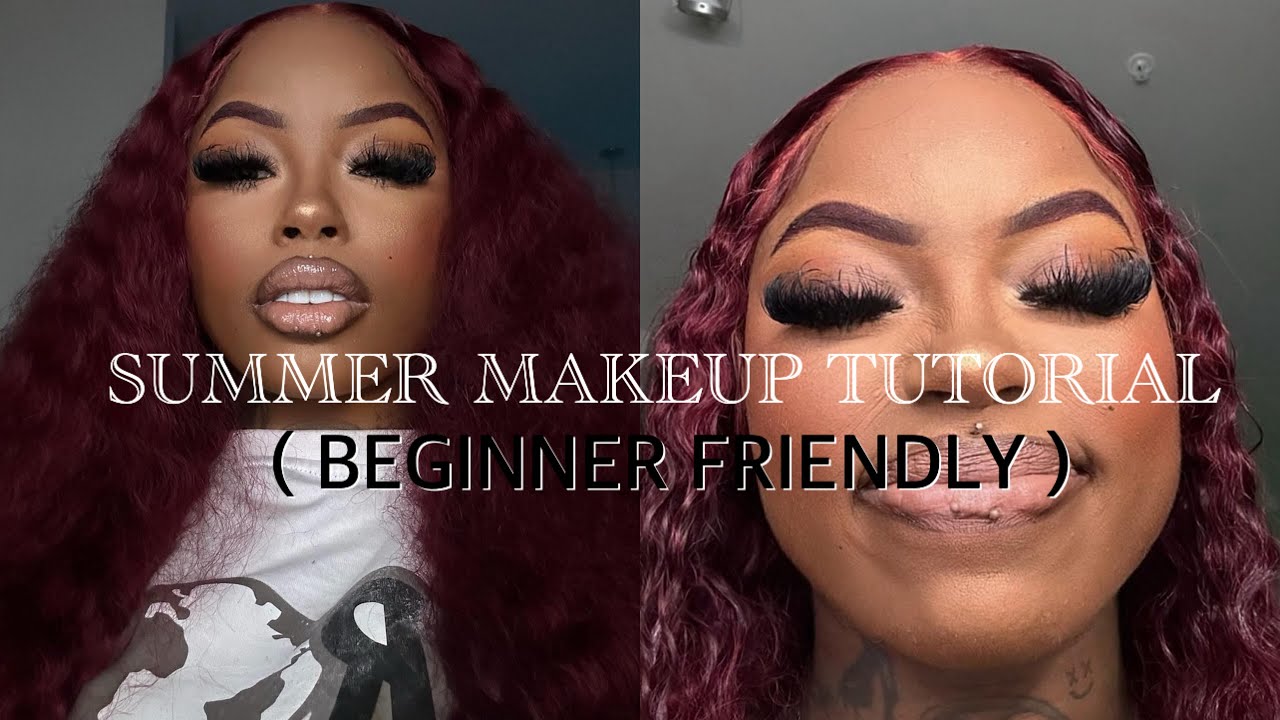 SUMMER DETAILED MAKEUP TUTORIAL🥵💋 - YouTube