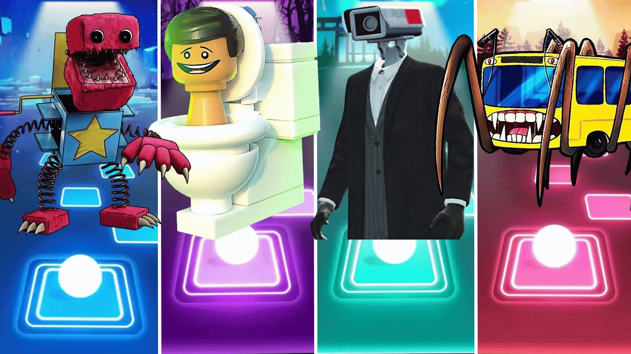 Boxy Boo 🆚 SKIBIDI TOILET 🆚 Camera Man 🆚 Bus Eater. 🎶 Who Is Best ...
