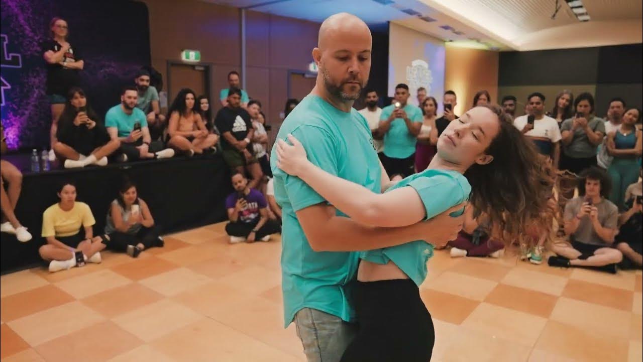 Bruno and Sarah Brazilian Zouk Demo Level Up - YouTube