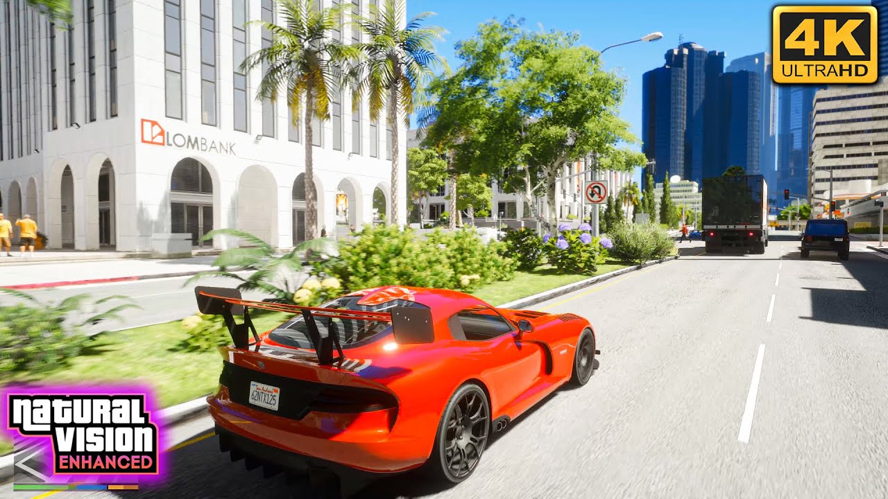 GTA 5 Hyper-Realistic RAY TRACING Graphics RTX 4090 -GTA V NVE + LWE ...