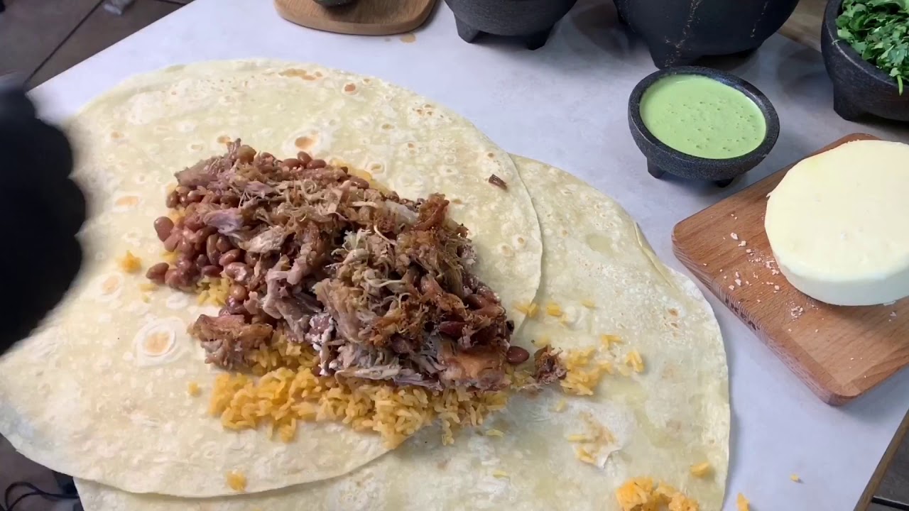 Baja Monster Burrito - YouTube