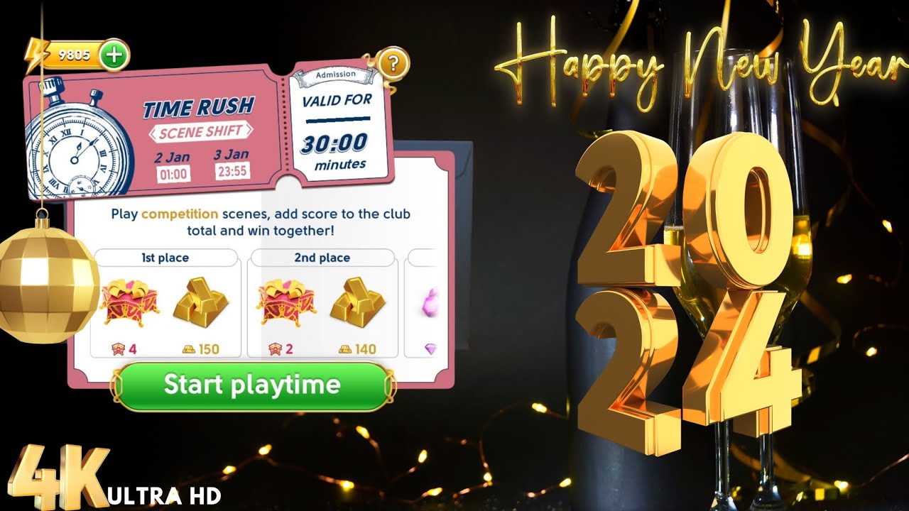 JUNE'S JOURNEY TIME RUSH SCENE SHIFT COMPETITION 2 to 3 JAN 24 SCENES 1- 5 | 4K ULTRA HD - YouTube