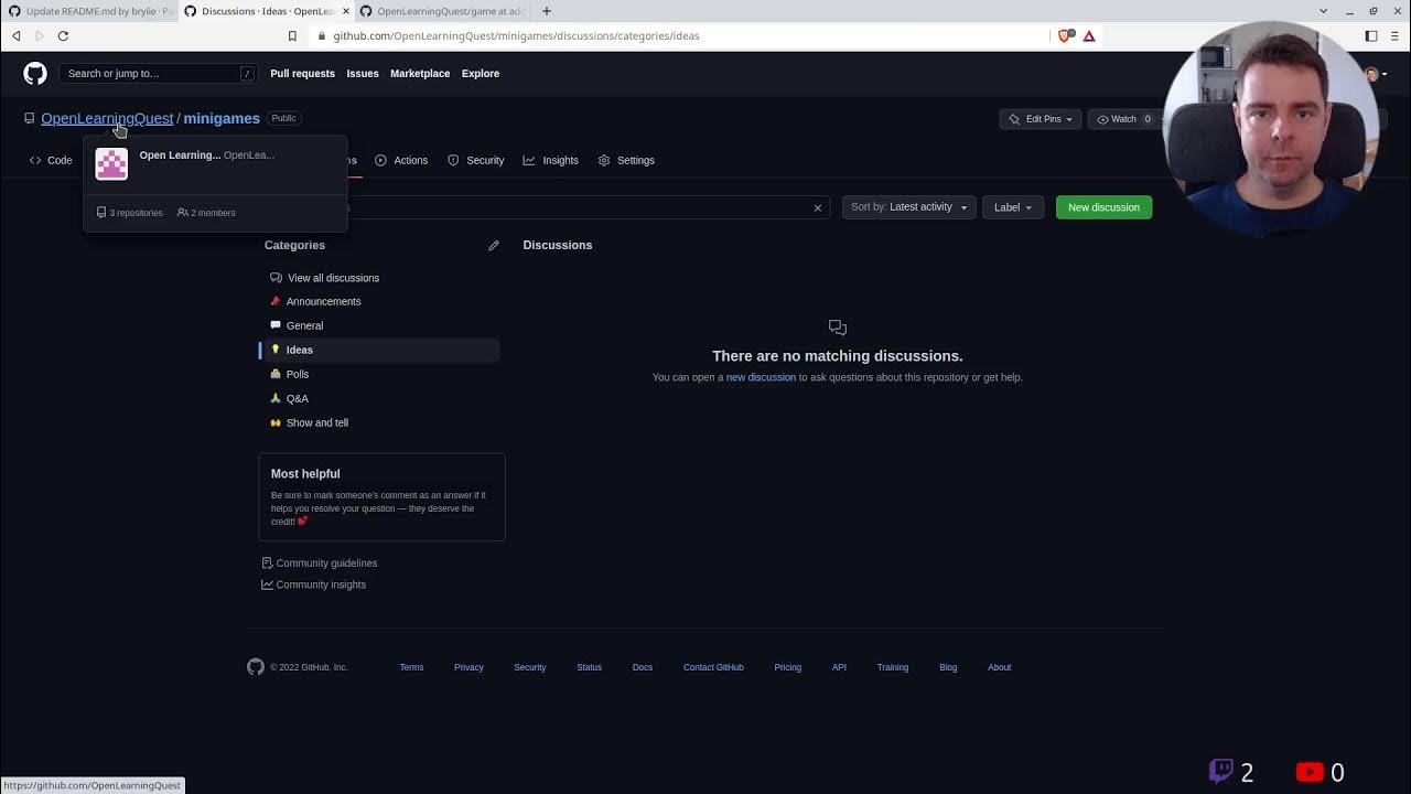 Open-source live code hangout - YouTube