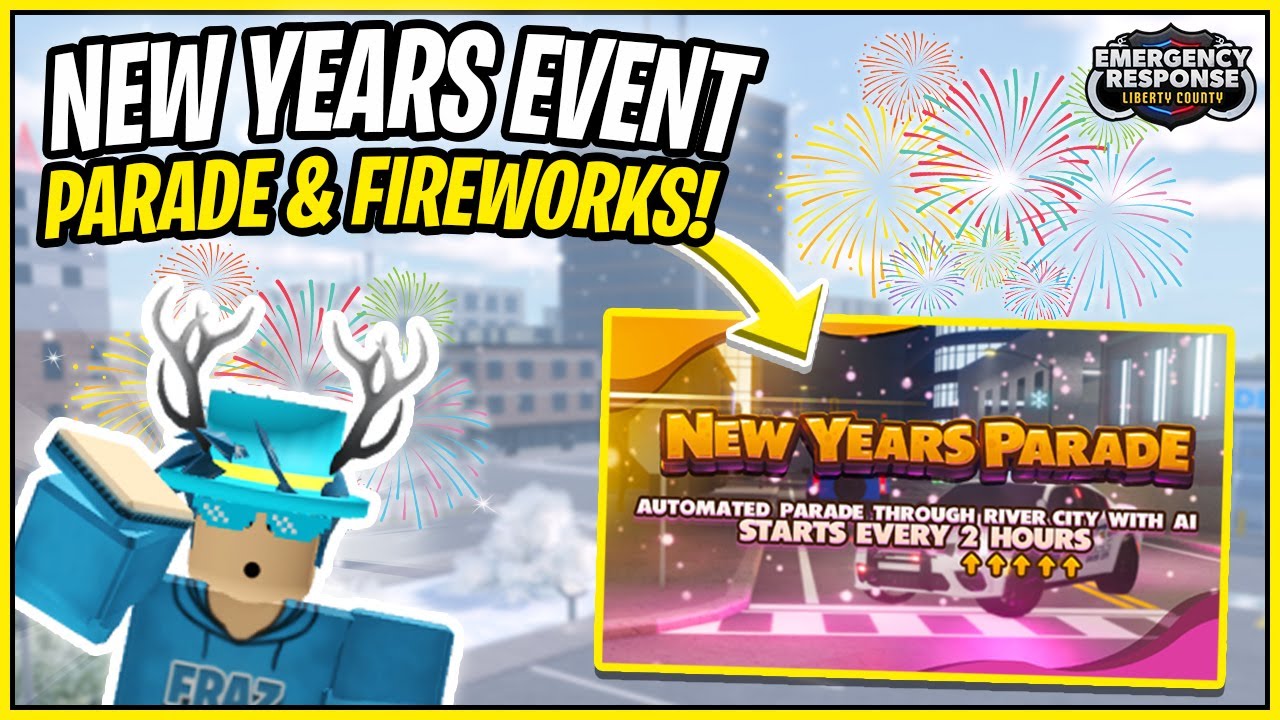 Parade around ERLC! FIREWORKS & LIGHTSHOW In ERLC! // Roblox ER:LC ...