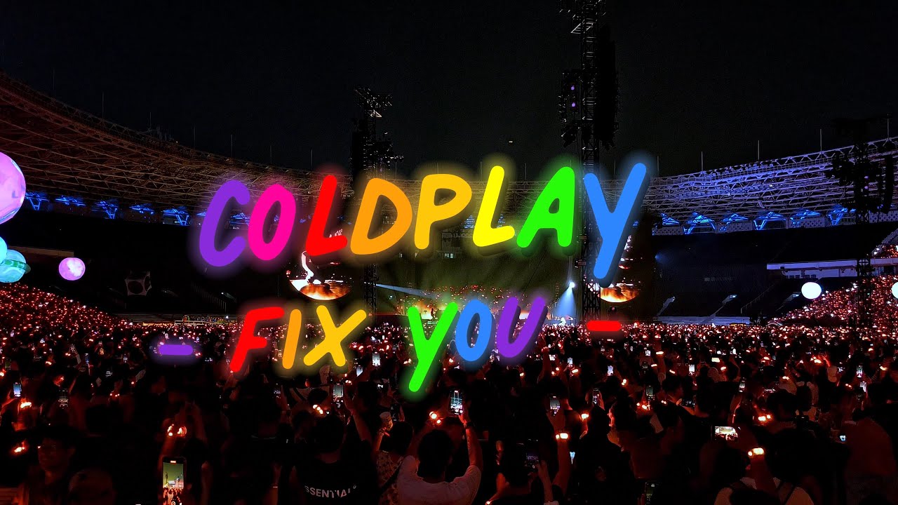 4K Video Coldplay Live Concert in Jakarta | Fix You. - YouTube