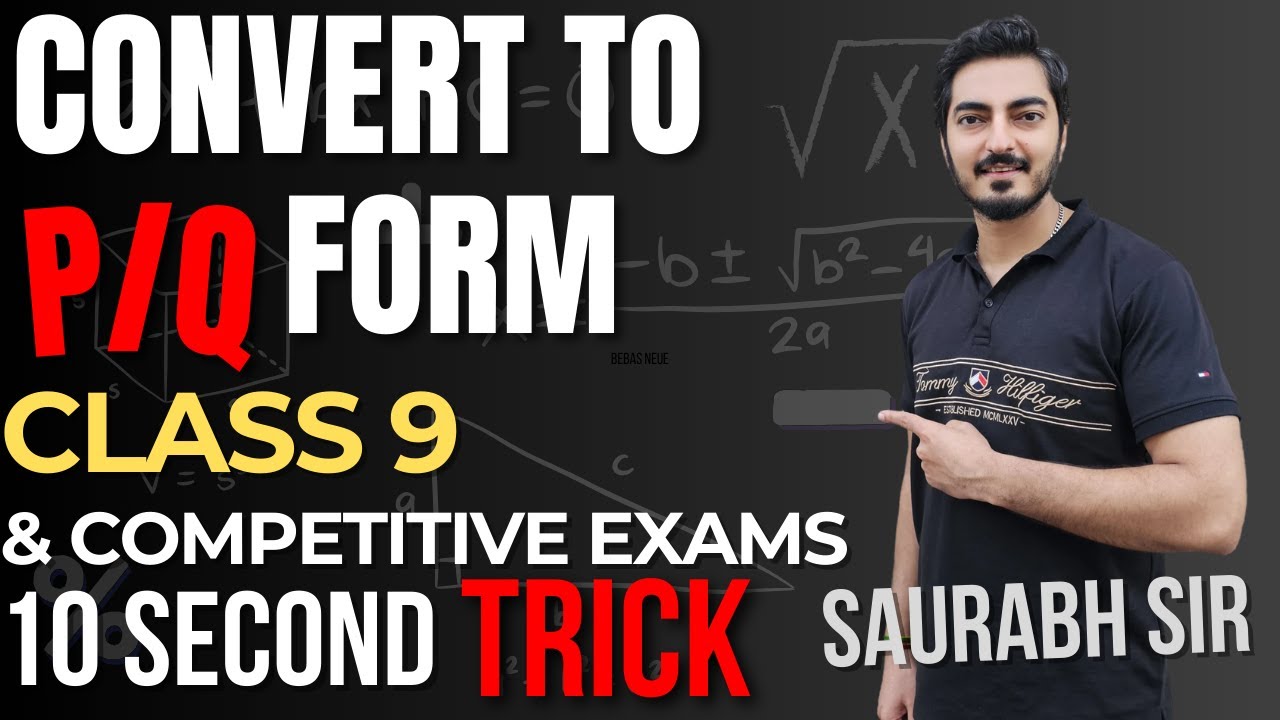 Convert to p/q Form – Step-by-Step | Explained with Examples - YouTube
