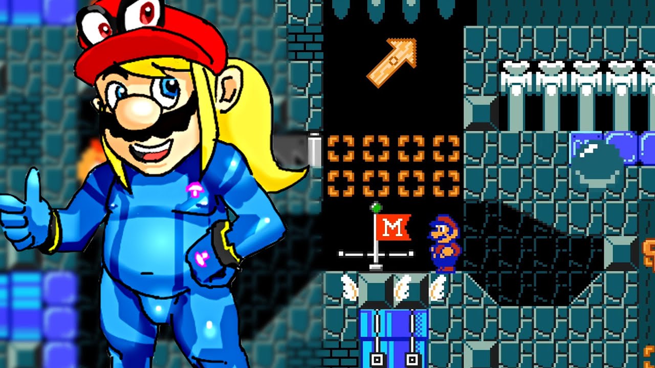 Super Mario Maker 2 🔧 Super Samus Bros 3 🔧 Klasflod - YouTube