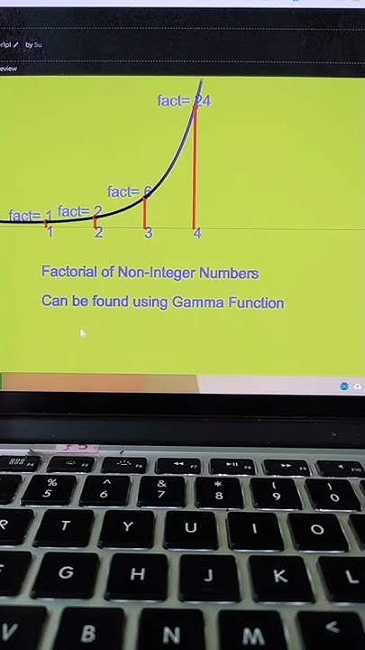 Factorial of non-integers ! - YouTube