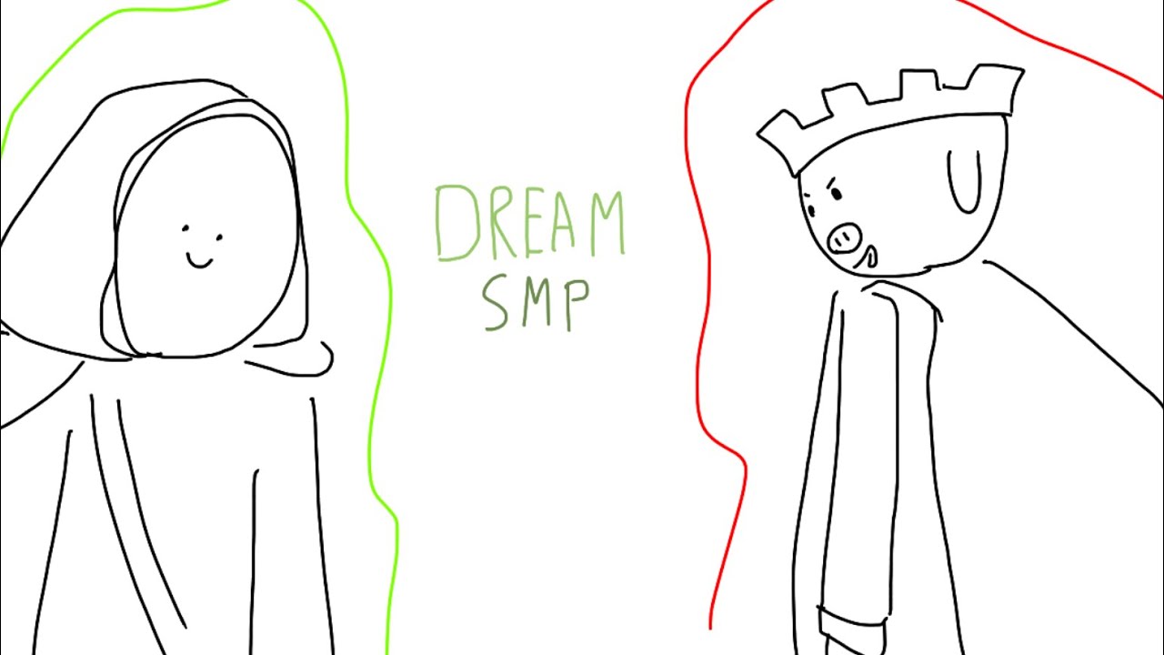 This is what happens when Dream and Techno team up [Dream SMP animation ...