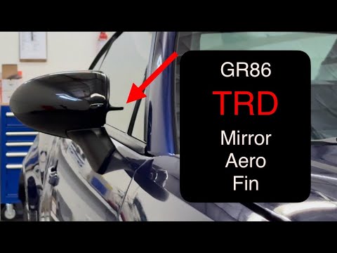 GR86 TRD Aero Mirror Fin MS329-18001 - YouTube