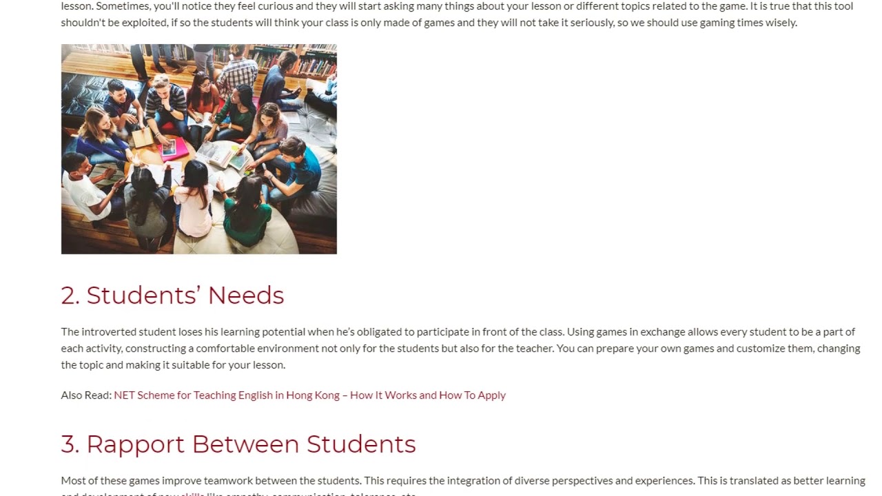5 Important Reasons to Use Games in The Classroom | ITTT TEFL BLOG ...