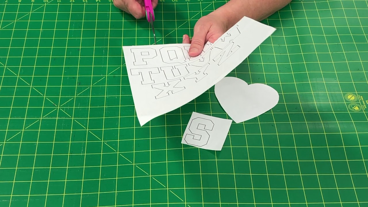 #9 cutting paper pattern - YouTube