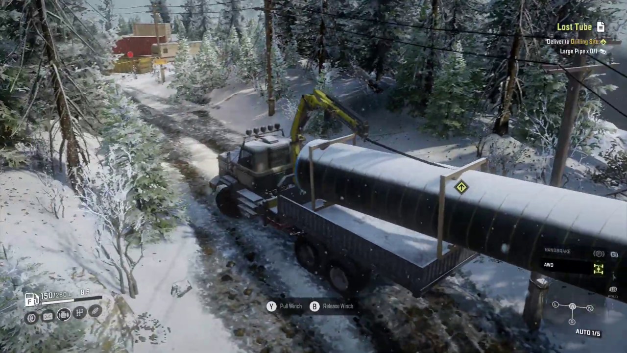 SnowRunner bug in Lost Tube - YouTube