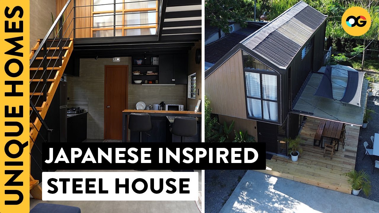 Step Inside This Japanese Inspired Steel House in Cavite | Unique Homes ...